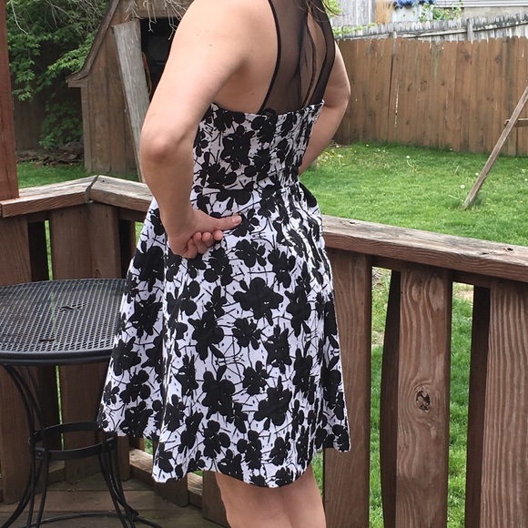 BCBGeneration | Dresses | Bcbg Floral Mesh Overlay Dress New | Poshmark
